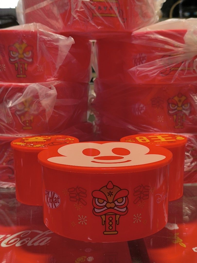 Nestle kit kat Mickey mouse Chinese new year, Furniture & Home Living ...
