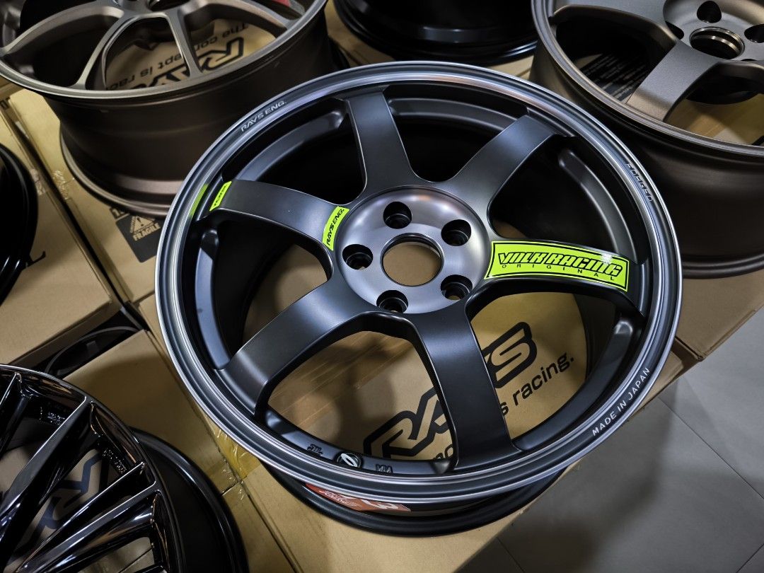 NEW SPORT RIM 18 INCH JAPAN RAYS TE37 SL SAGA CIVIC ACCORD CRV HRV S70 ...