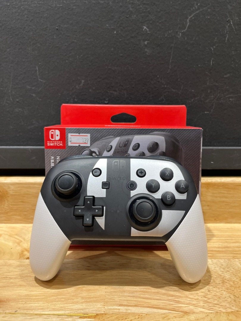NINTENDO SWITCH PRO CONTROLLER SUPER SMASH BROS EDITION OEM (CONTACT ...