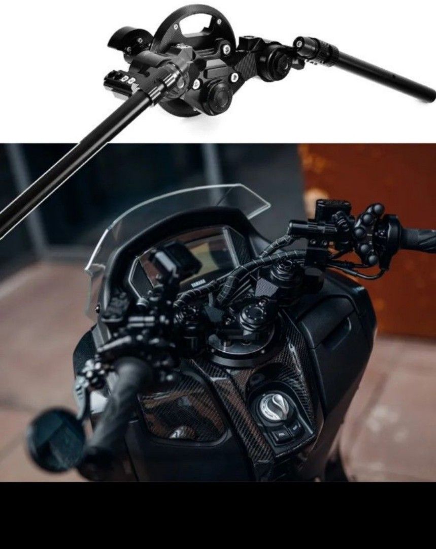 Nmax v2 nakedbar setup, Motorcycles, Motorcycle Accessories on Carousell