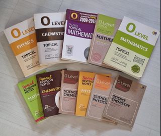 o level chemistry math physics biology tys assessment books, Hobbies ...