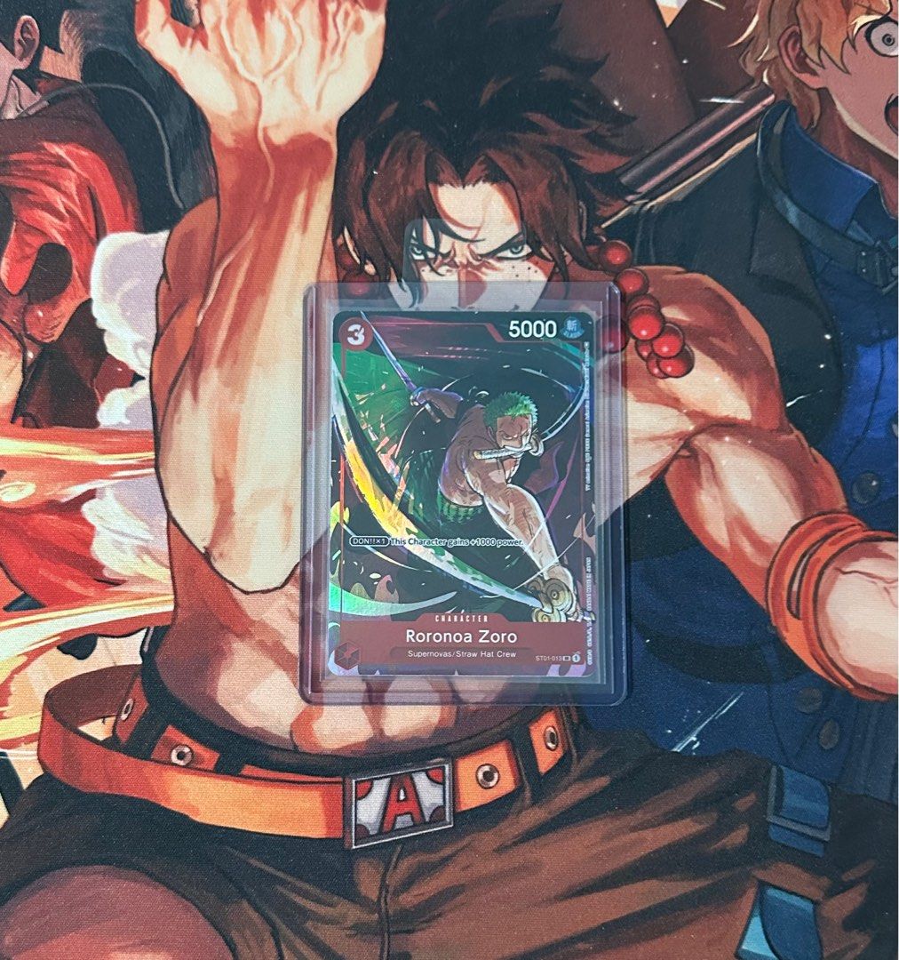 One Piece TCG ENG Roronoa Zoro GC-01 Promo Card on Carousell