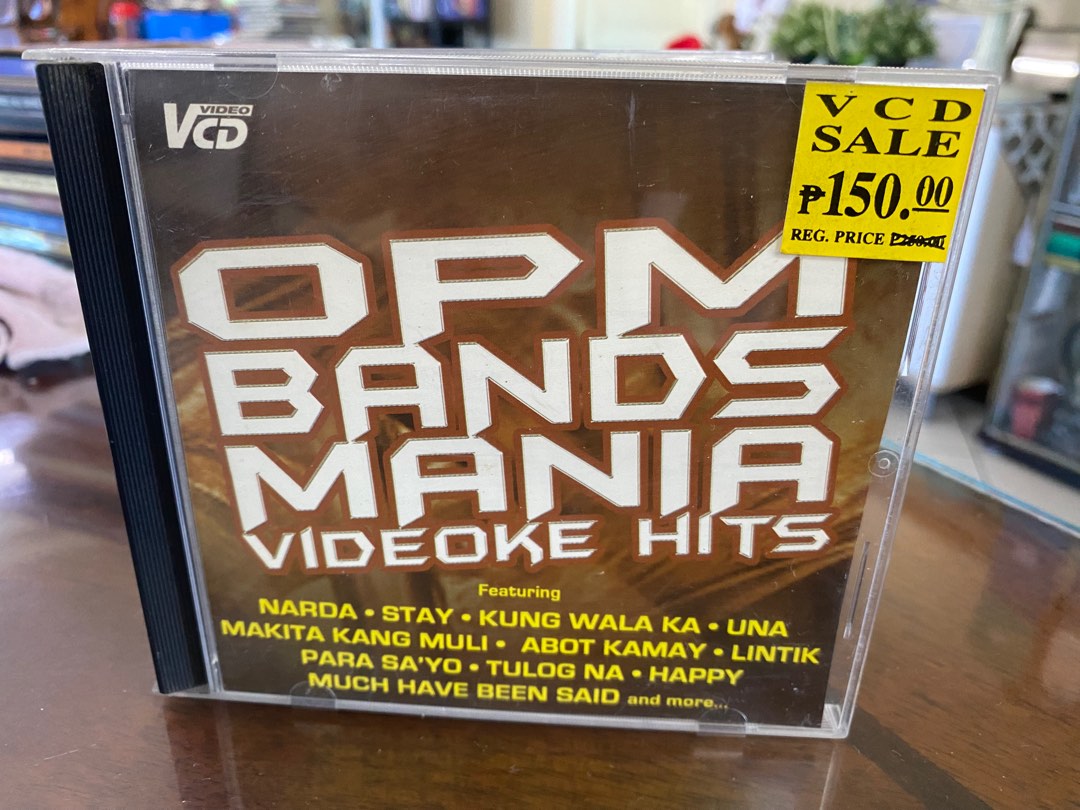 OPM BANDS MANIA VIDEOKE HITS - Video CD VCD Karaoke - Kamikazee / Hale ...