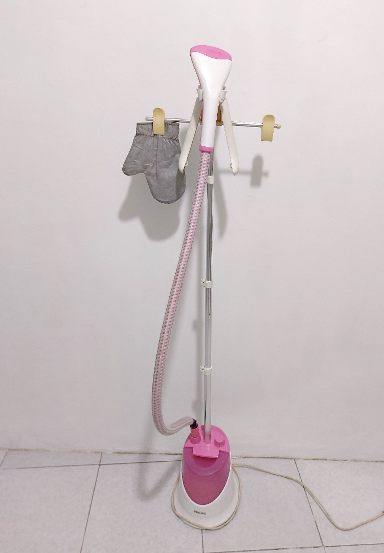 Philips Stand Steamer Setrika Uap Pink Gc505, Antik, Pajangan di Carousell