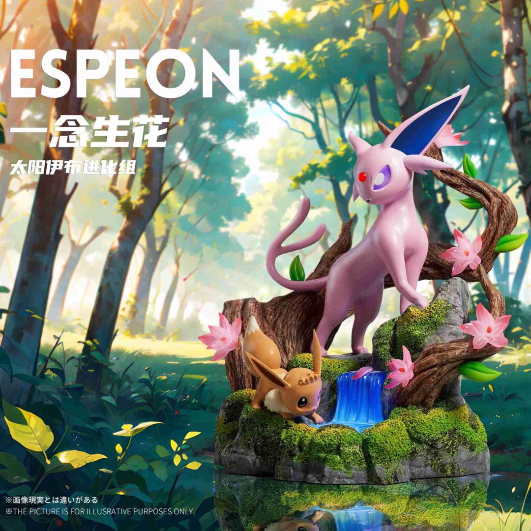 [PO] SK Studio - Pokemon World Zukan Evolution of Espeon Set with LED ...