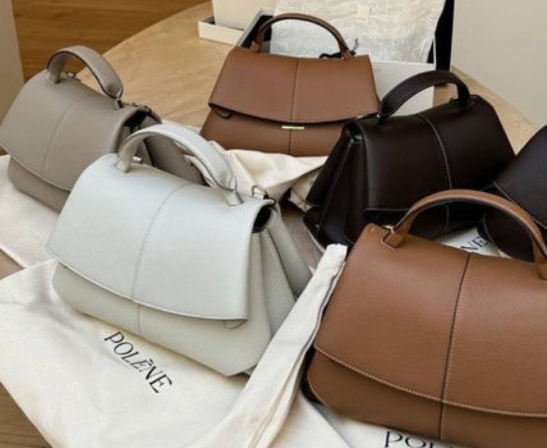 Polène Mokki Crossbody Top Handle Sling Bag For Women Come with ...