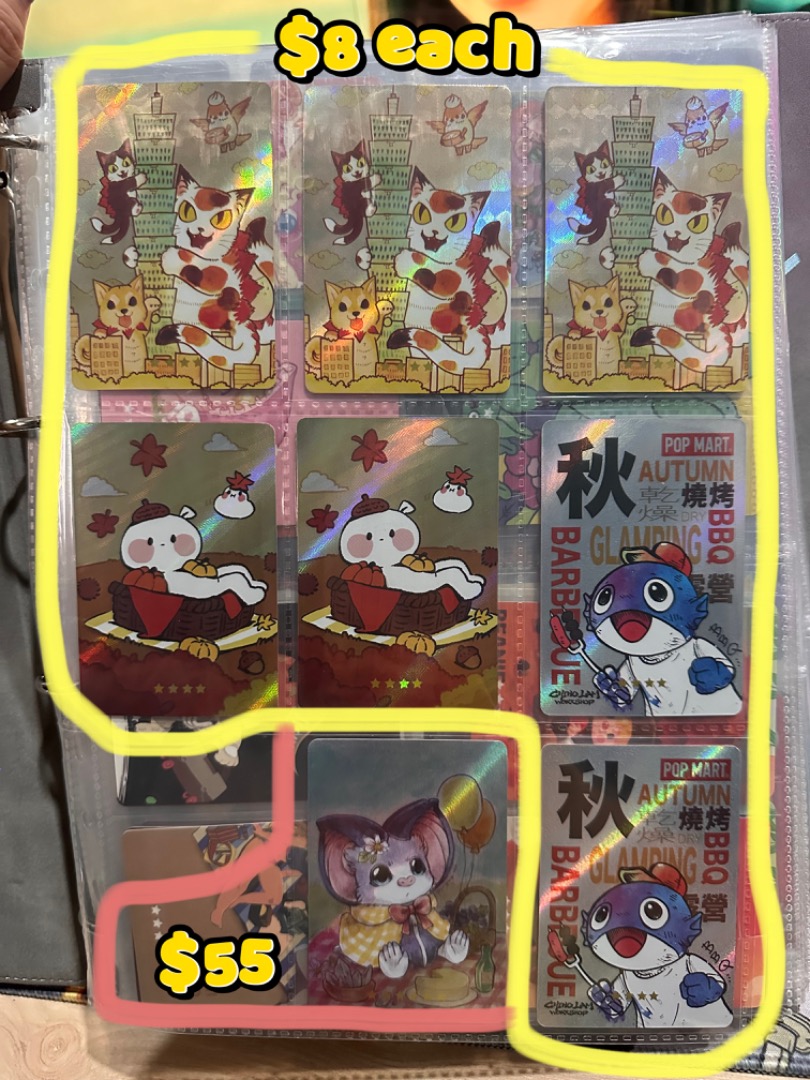 Popmart Card - Chino Lam | Bobo Coco | 小夏 | Yoyo Yeung, Hobbies & Toys, Toys & Games on Carousell