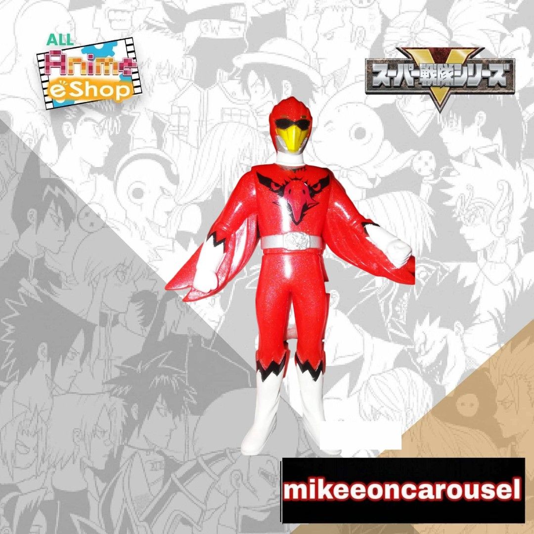 AUTHENTIC Bandai Vinyl Sentai Hero Series 01 Zyuoh Eagle, Hobbies ...