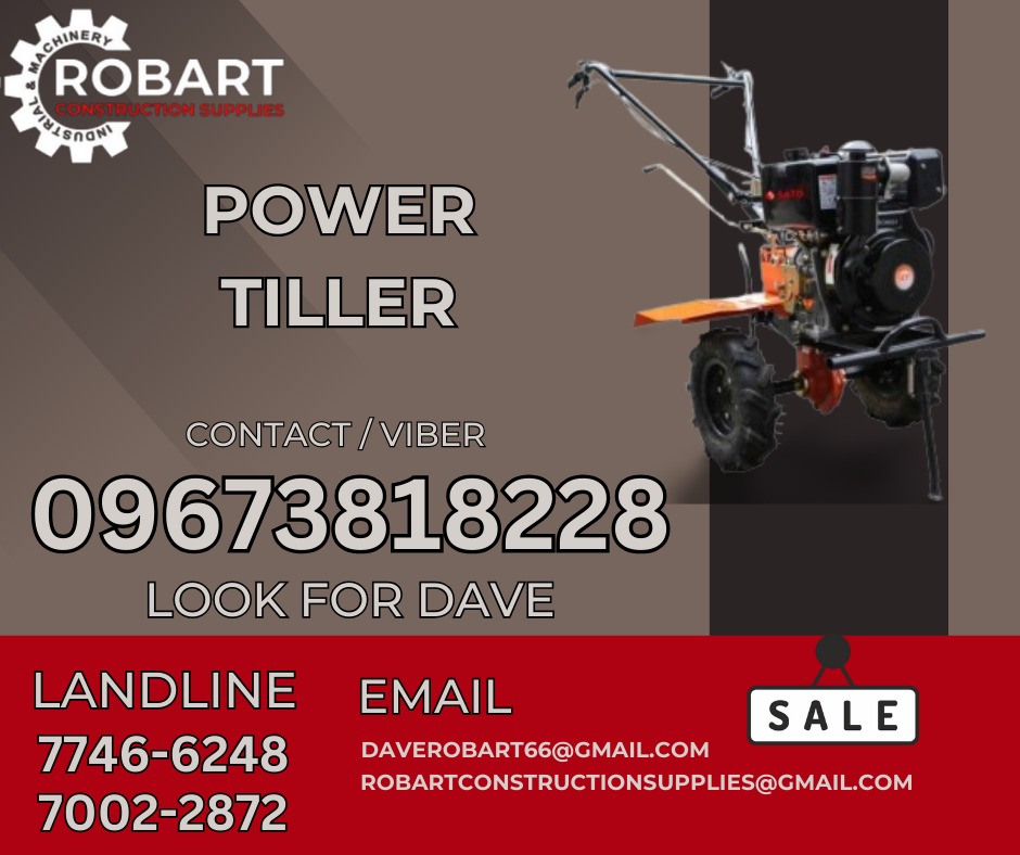 POWER TILLER, Commercial & Industrial, Industrial Equipment on Carousell