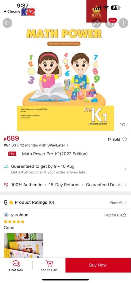 Pre-K1 MATH POWER BOOK, Hobbies & Toys, Books & Magazines, Textbooks on ...