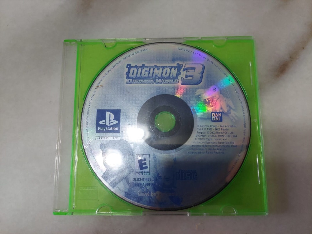 PS1 Digimon World 3 Playstation One Original Disc (Disc only), Video ...