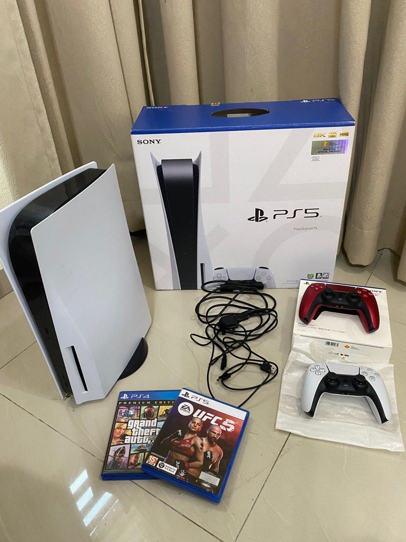 PS5 Disc version (Malaysia set), Video Gaming, Video Game Consoles ...