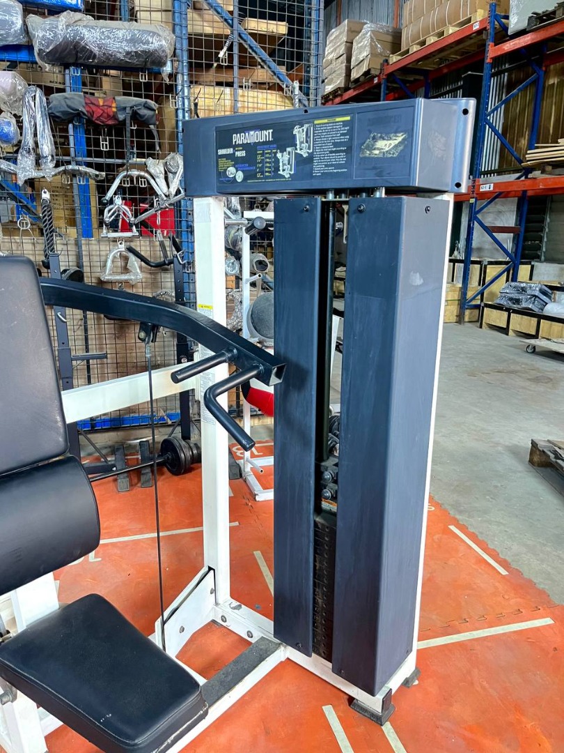 Paramount Shoulder Press Gym Equipment Exercise Senaman, Sports ...