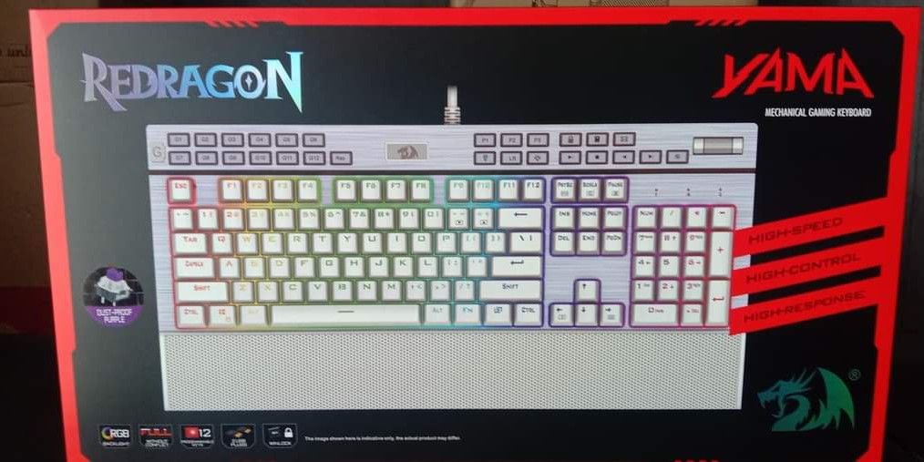 Redragon yama keyboard, Computers & Tech, Parts & Accessories, Computer Keyboard on Carousell