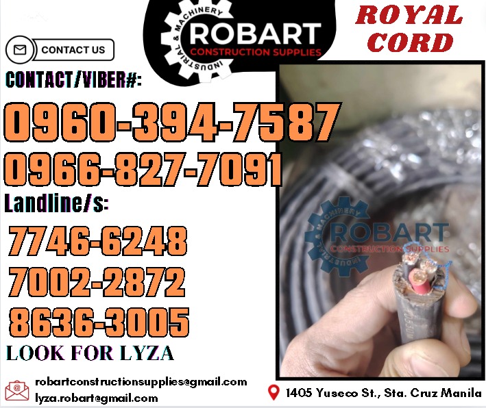 Royal Cord, Commercial & Industrial, Construction Tools & Equipment on ...