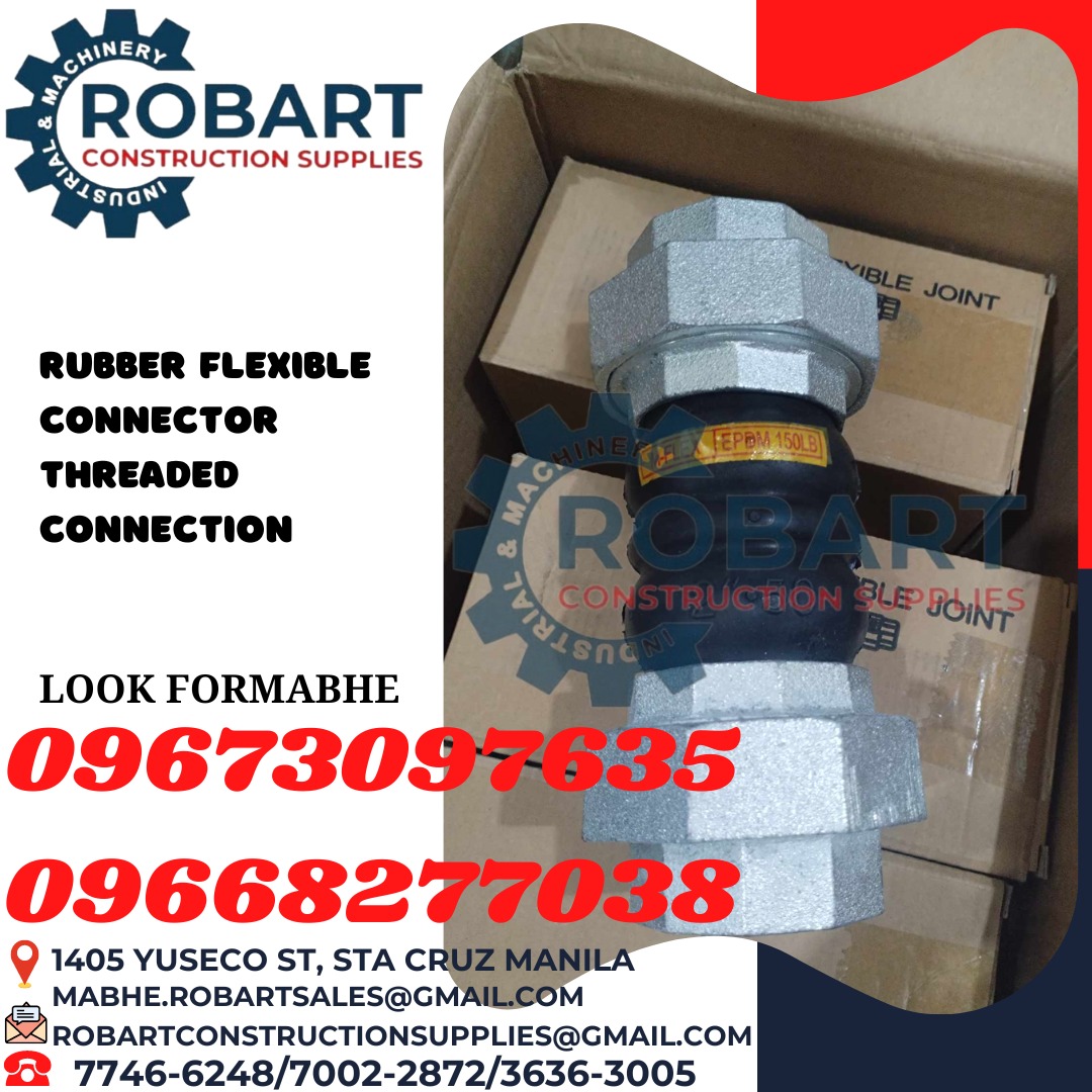 rubber flexible connector threaded connection, Commercial & Industrial ...