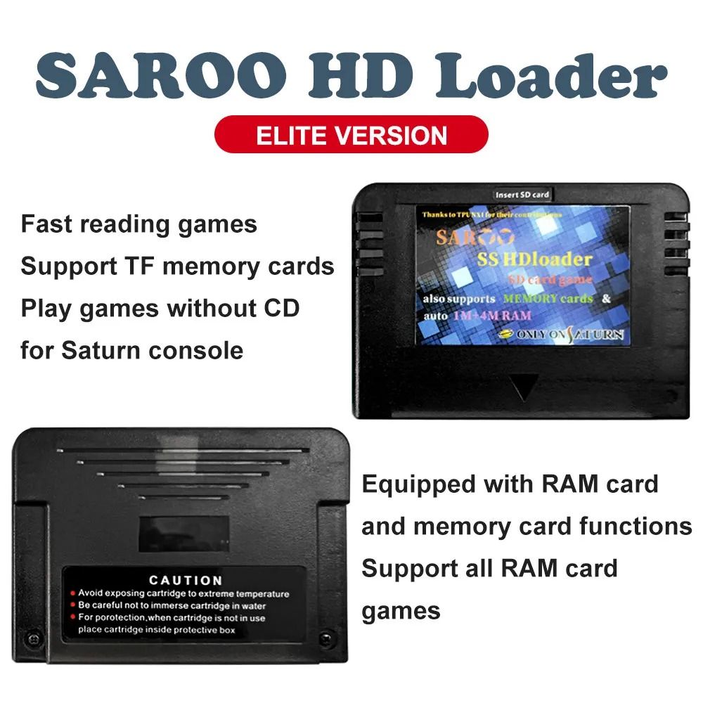 Saturn HD Loader SAROO Support English Menu SS Everdrive Cartridge Use ...