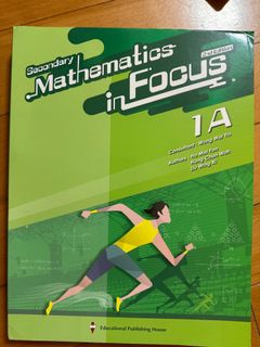 Secondary mathematics in focus 1B, 興趣及遊戲, 書本 & 文具, 教科書 - Carousell