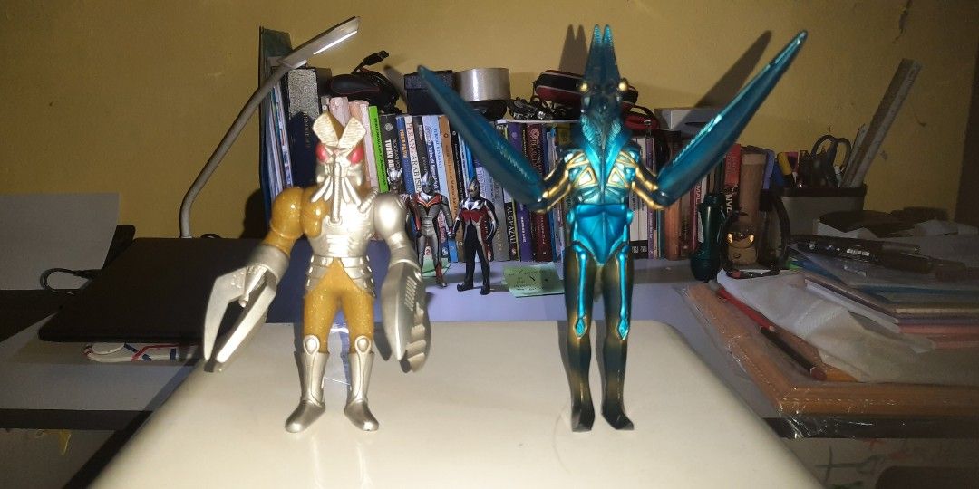 Sofubi Ultra Monster Series - Kaiju Mecha Baltan & Powered Baltan from Ultraman Powered 6.5 inch ...