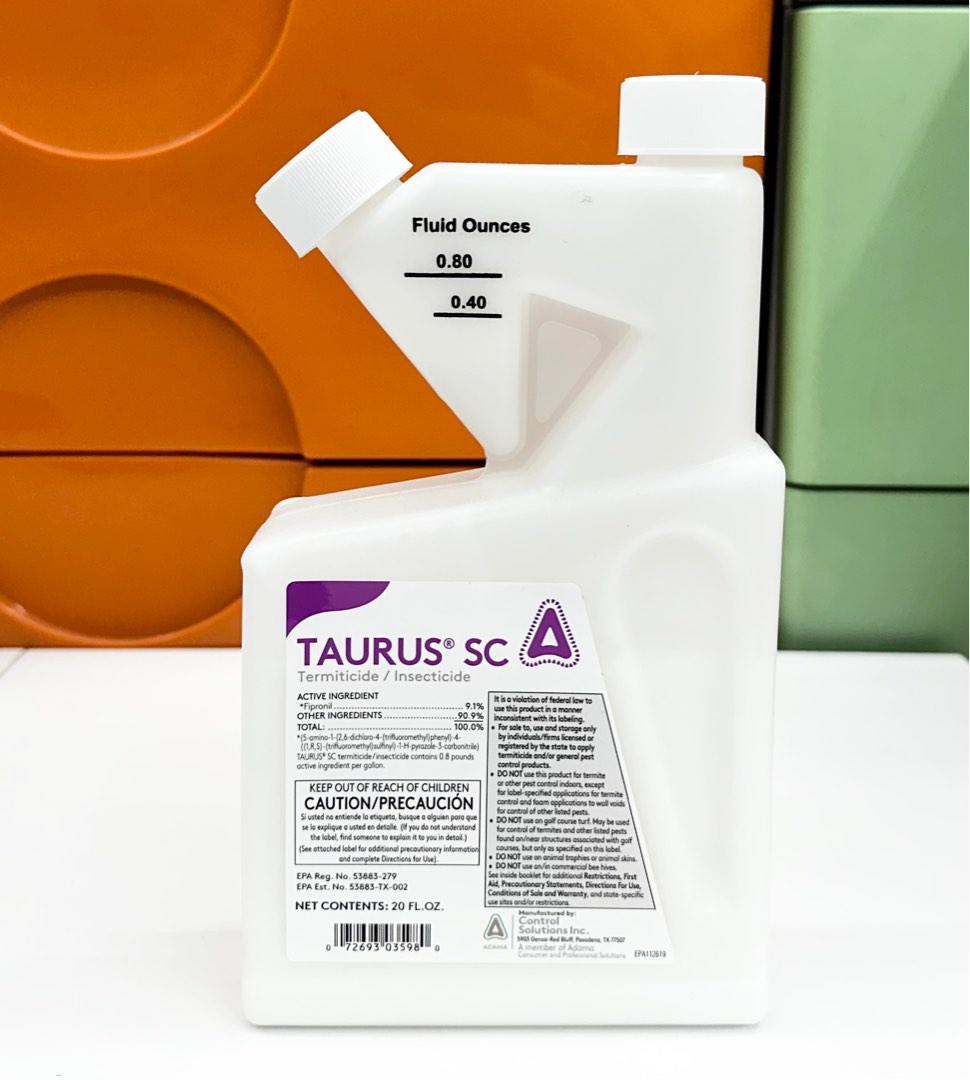 Taurus SC 03598 Termiticide / Insecticide, 20 fl. oz., Furniture & Home ...
