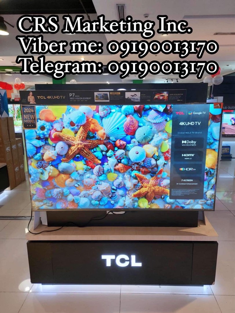 Tcl google tv 4k uhd 43p635 55p635 70p655, TV & Home Appliances, TV ...