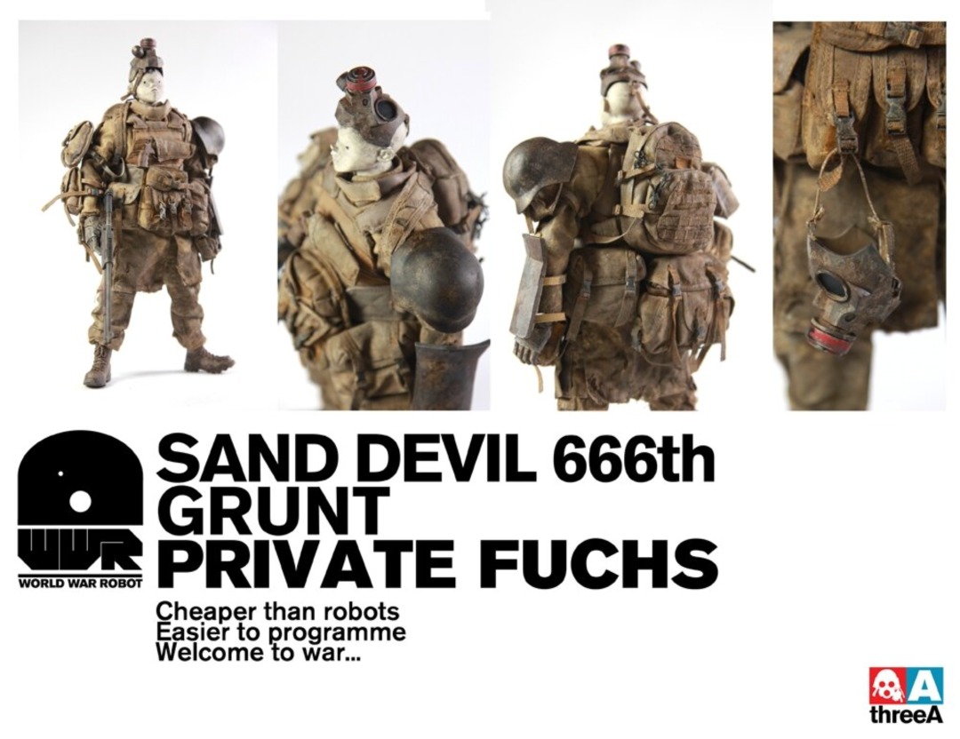 Threea Sand Devil 666th Grunt, underverse, Ashley Wood, BIB, Hobbies ...