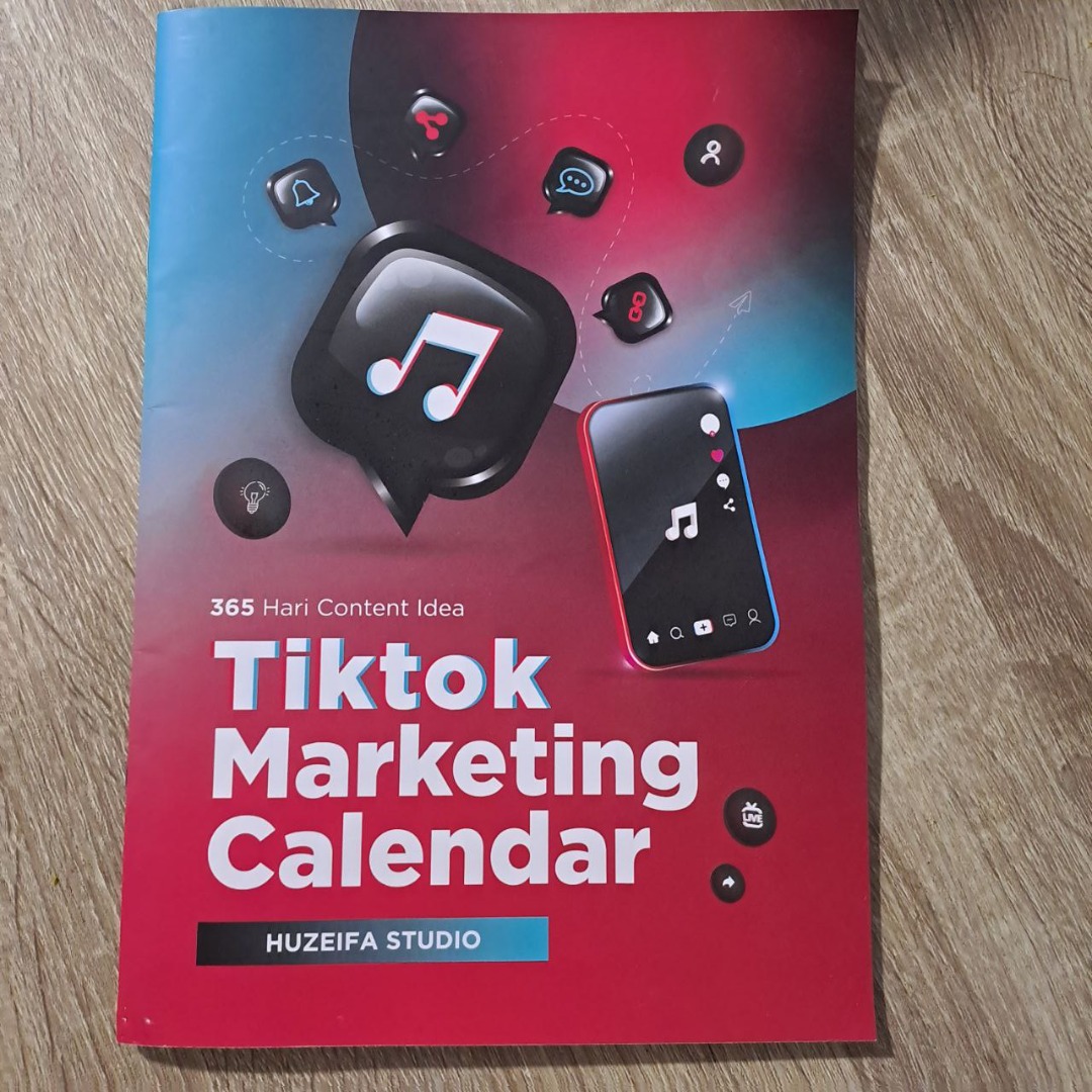 Tiktok Marketing Calendar 2024 - Huzeifa Studio, Hobbies & Toys, Books ...