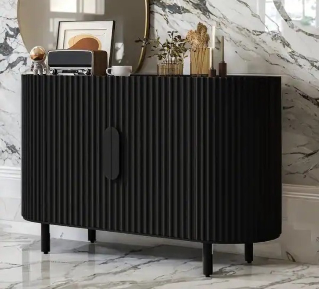 TORS Modern Fluted Sideboard, Furniture & Home Living, Furniture ...