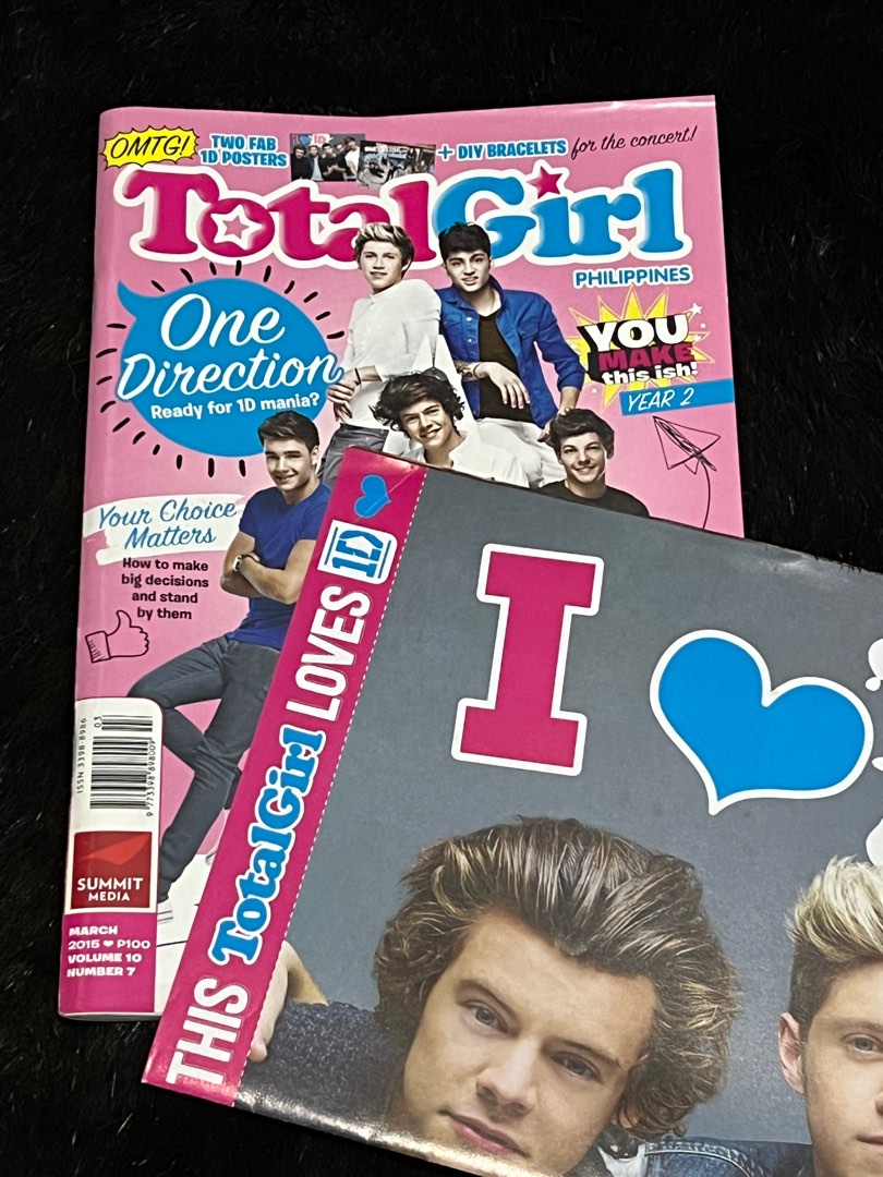 Total Girl: 1D with Poster, Hobbies & Toys, Books & Magazines ...
