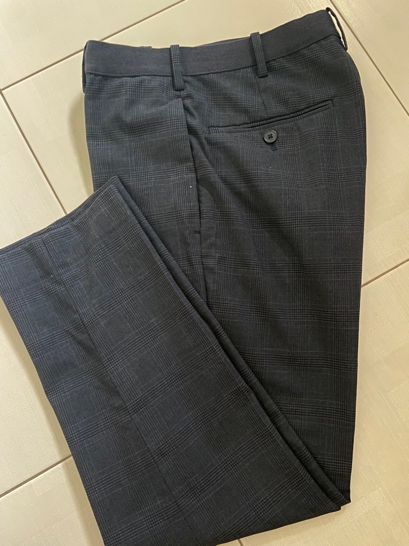 Uniqlo Office Slack, Men's Fashion, Bottoms, Trousers on Carousell