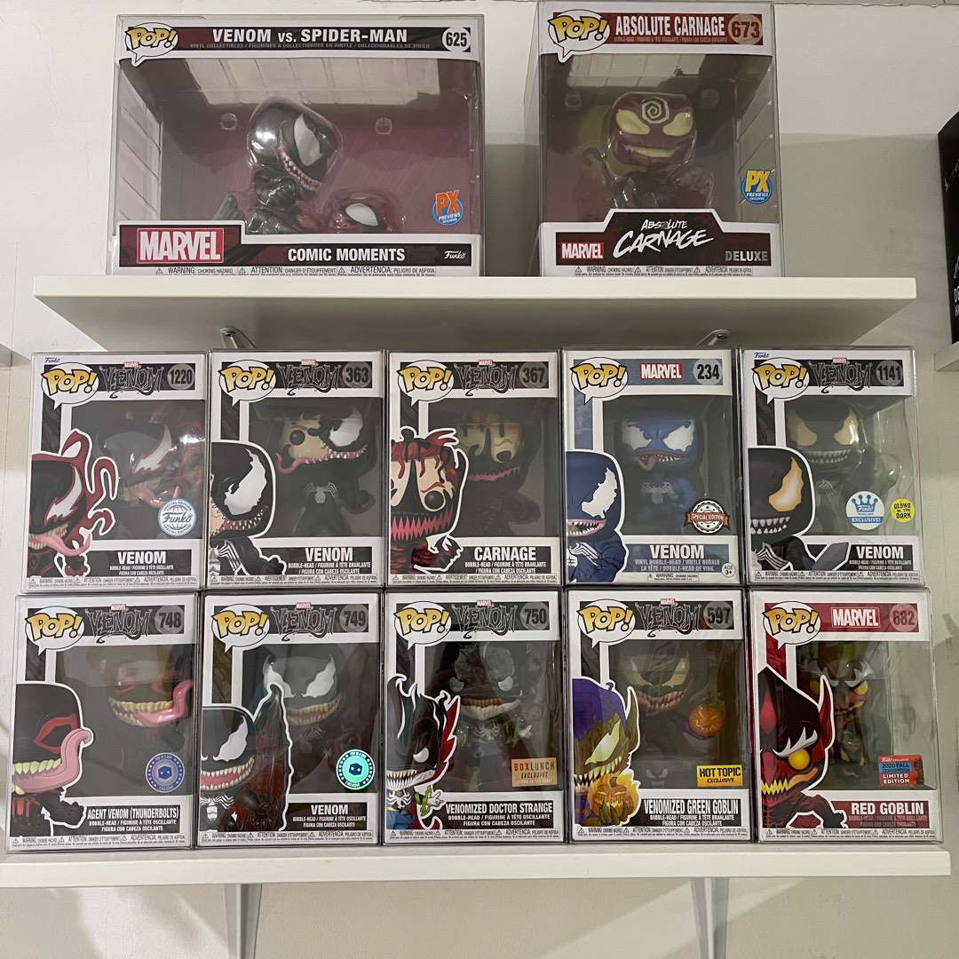 Venom Line Funko Pop, Hobbies & Toys, Toys & Games on Carousell