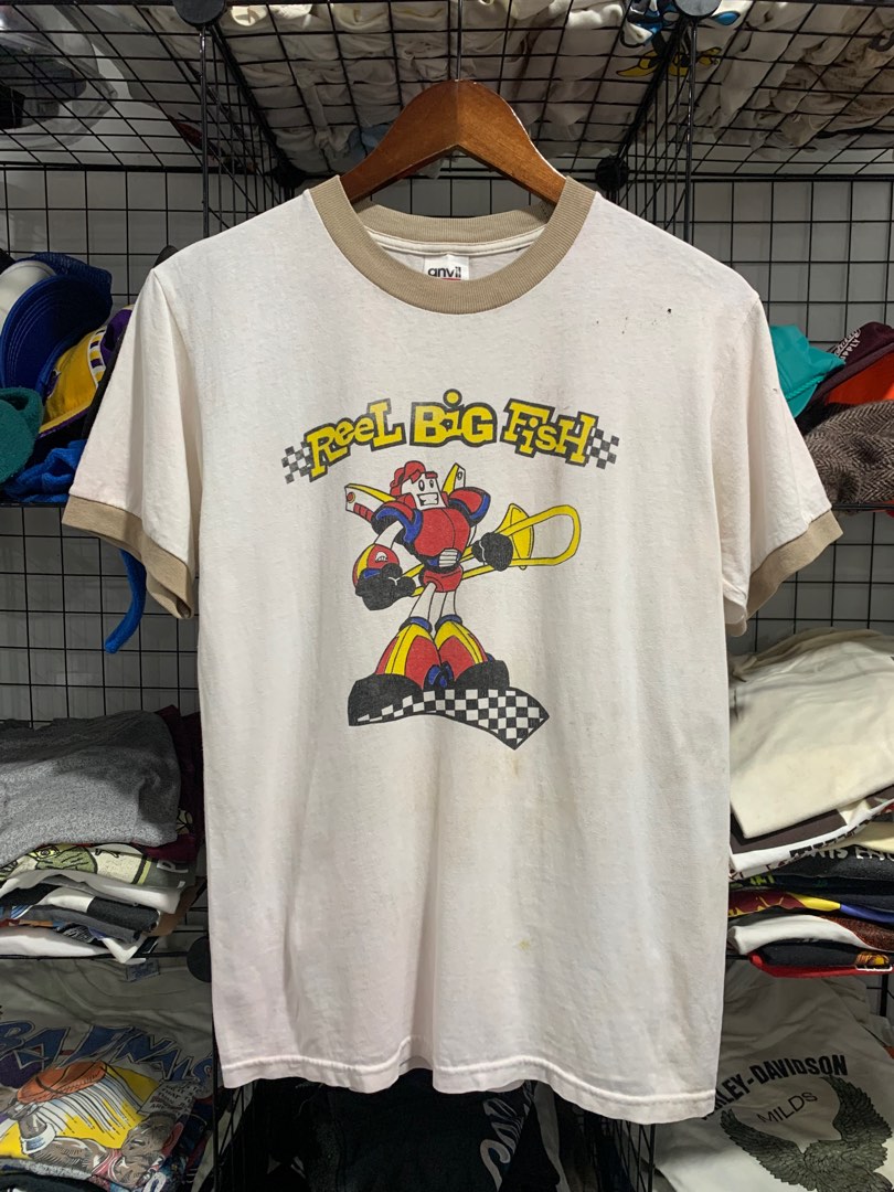 Vintage Reel Big Fish Tshirt, Luxury, Apparel on Carousell