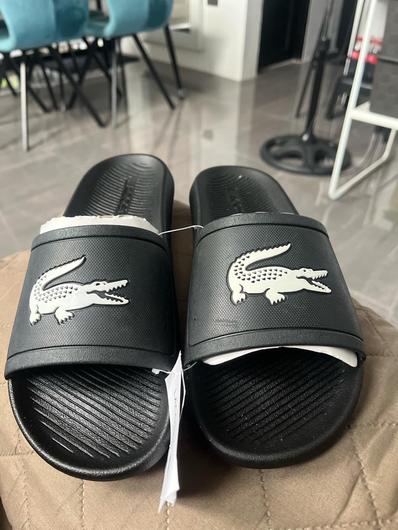 Womens Lacoste Slides, Men's Fashion, Footwear, Slippers & Slides on ...