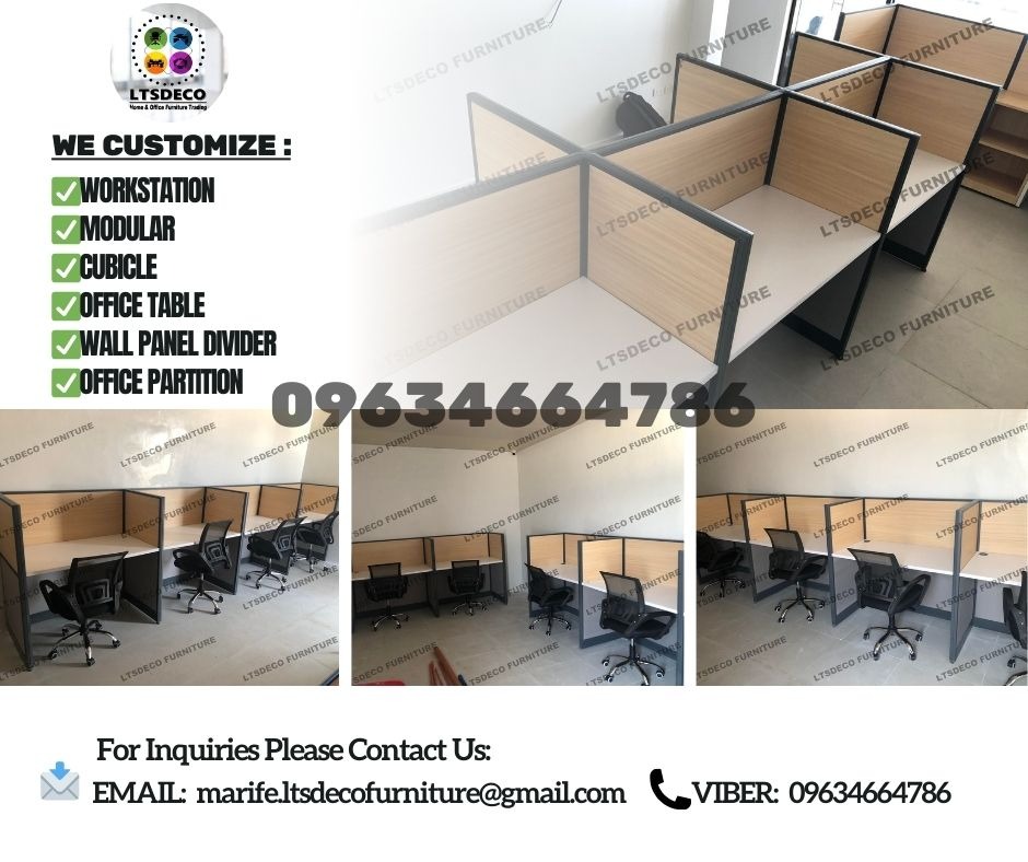 workstation bpo tables office partition furnitures, Furniture & Home ...
