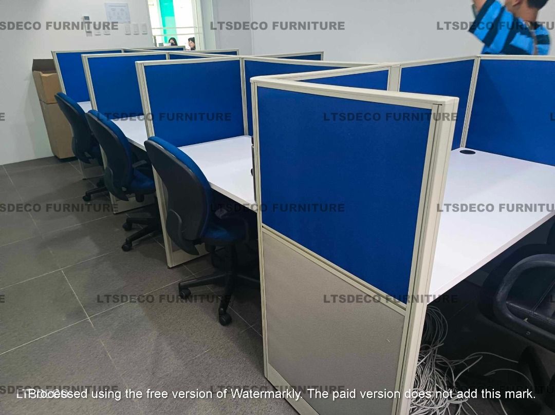 workstation table furniture office partitions bpo system, Furniture ...