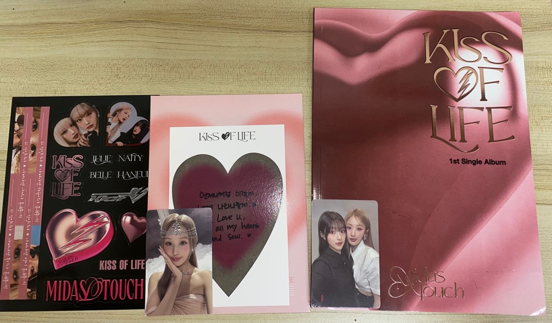 WTS MIDAS TOUCH ALBUM KIOF KISS OF LIFE, Hobbies & Toys, Collectibles ...