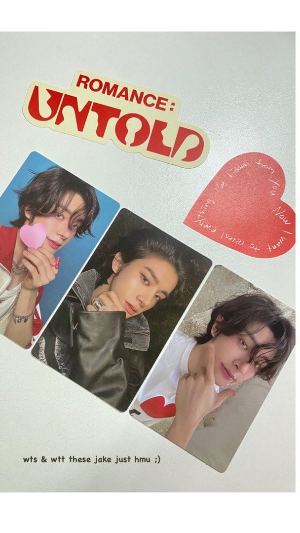 WTS WTT JAKE CONCESSIO ENHYPEN OFFICIAL PHOTOCARD INCEPTIO ARCANUM ...