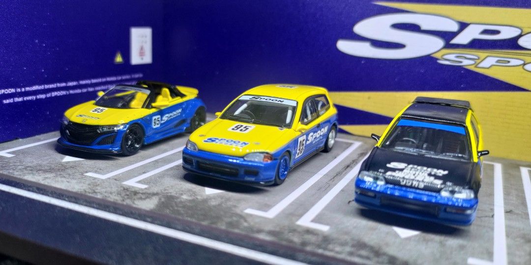 1:64 Spoon Livery Honda Diecast, Hobbies & Toys, Toys & Games on Carousell