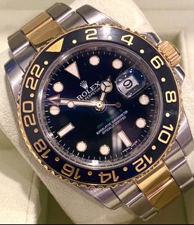 Rolex Half-Gold GMT Master II [Random Serial] Box/Cert Safe Deal Shop ...