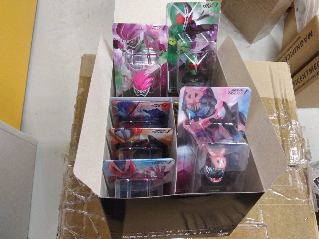 全新 幪面超人 頭像食玩 原盒10個 Vice Zero one Build Saber Ex Aid Double W 000 ooo ...