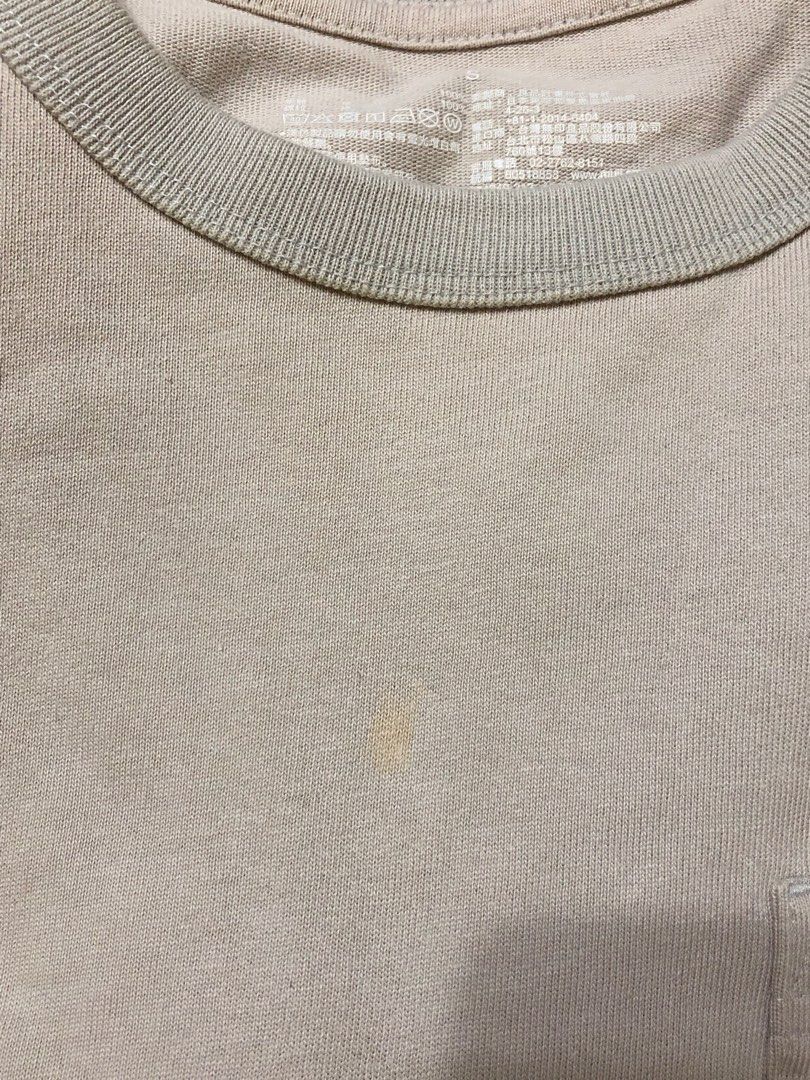 女裝 MUJI 無印良品 口袋T 短T 短袖 童裝, 她的時尚, 上衣, 其他上衣在旋轉拍賣