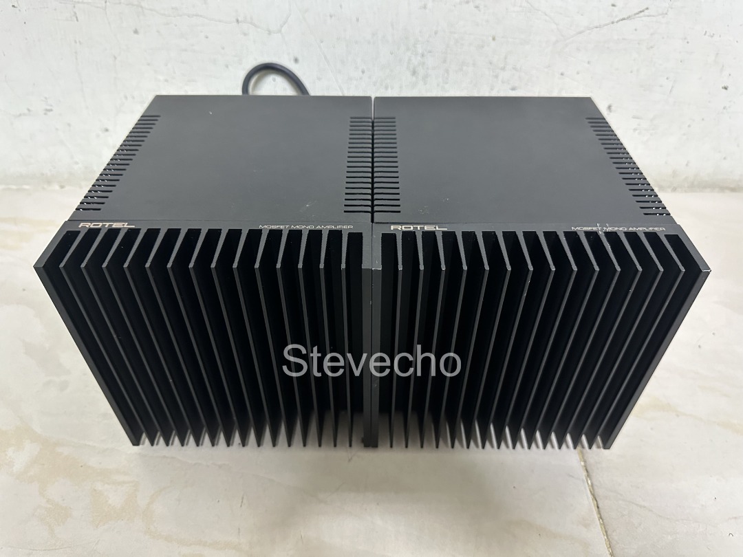 英國 ROTEL RMB-100 高級後級擴大機 品項還不錯~, 耳機及錄音音訊設備, 其他音響配件及設備在旋轉拍賣