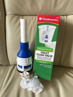 Fluidmaster TOP PUSH BUTTON TOILET FLUSH VALVE Repair a Leaking Tank ...