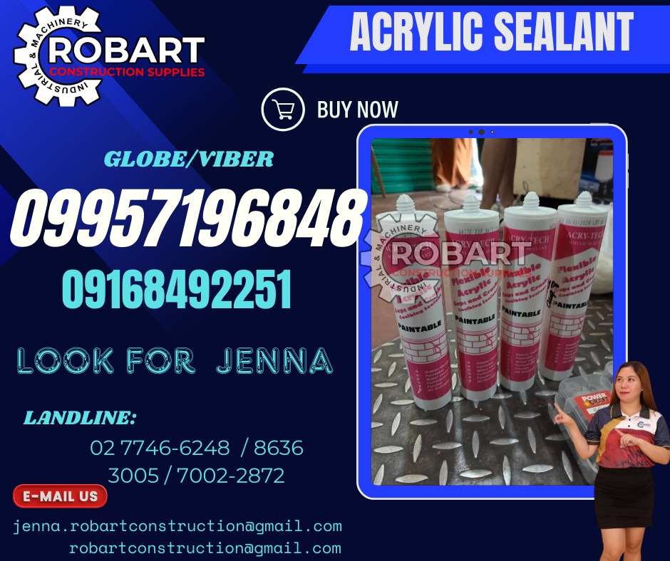 Acrylic Sealant Color: White Brand: Acry-Tech, Commercial & Industrial ...