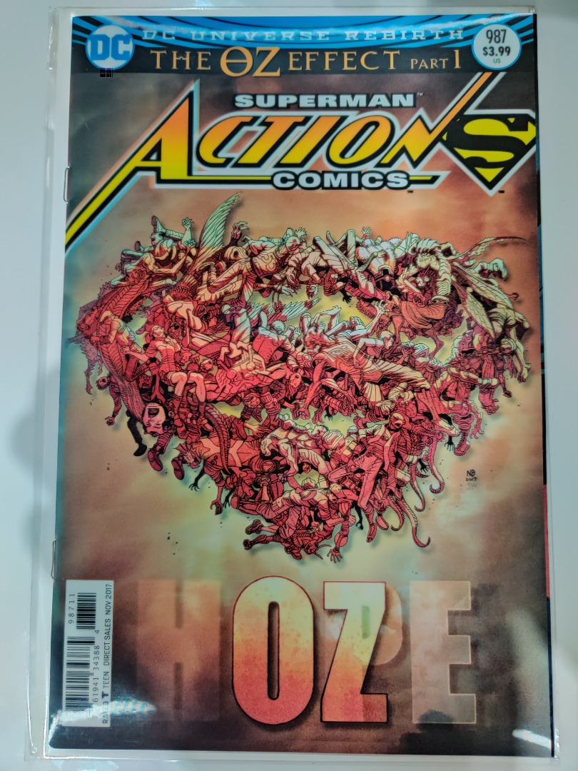 Action Comics Vol.1 The Oz effect Part 1 #987 Lenticular Cover Edition ...