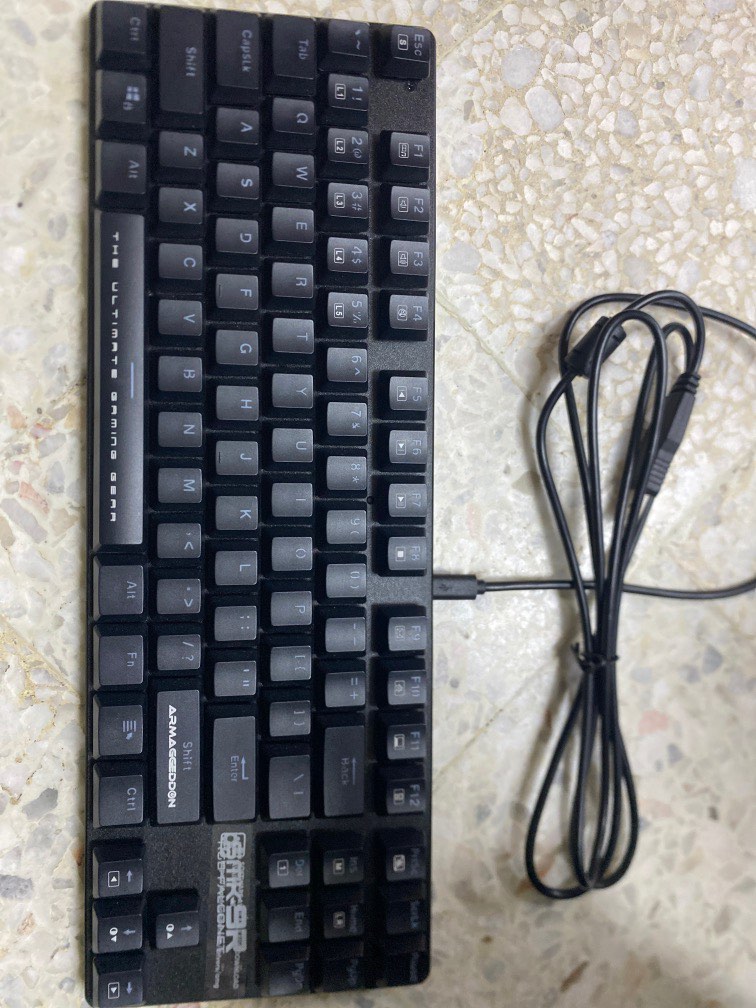 Armaggeddon SMK-9R RB Mechanical Keyboard | 87 Key Low-Profile ...