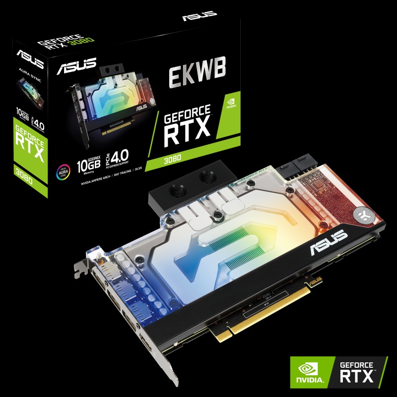ASUS 華碩 EKWB RTX 3080 EK 罕有 水冷版 Nvidia, 電腦＆科技, 電腦周邊及配件, 電腦周邊產品 - Carousell