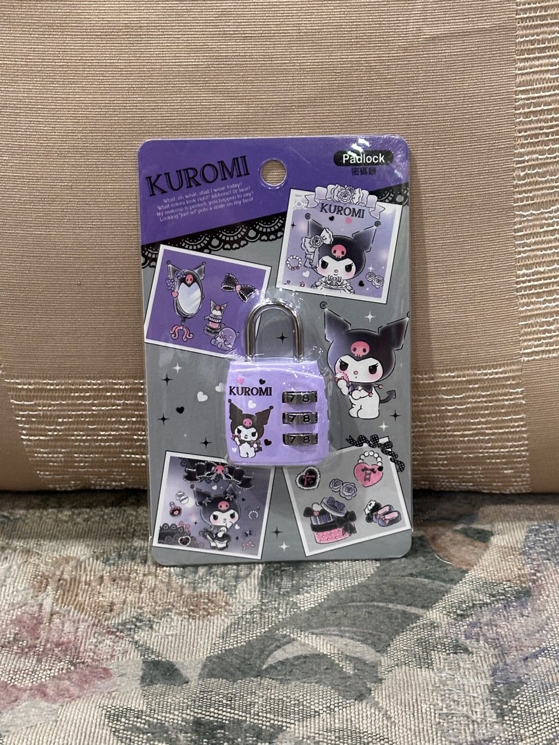 Authentic sanrio kuromi padlock, Everything Else, Others on Carousell