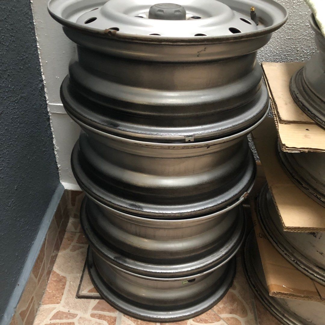axia 2021 steel wheel rim besi, Auto Accessories on Carousell