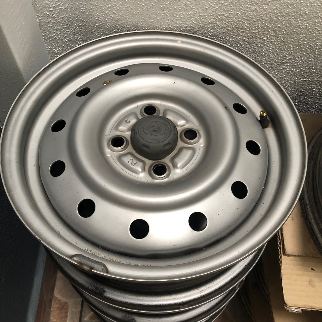axia 2021 steel wheel rim besi, Auto Accessories on Carousell
